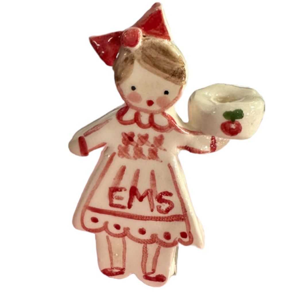 Cake Topper - Girl with Bow | Handmade Cake Topper from Tricia ...