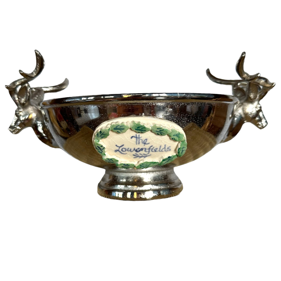 Pewter Stag Bowl | Handmade from Tricia Lowenfield Shop