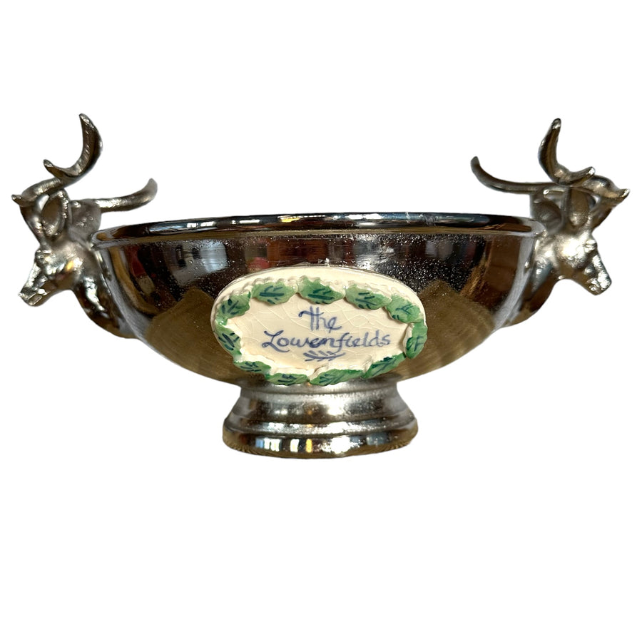 Pewter Stag Bowl | Handmade from Tricia Lowenfield Shop