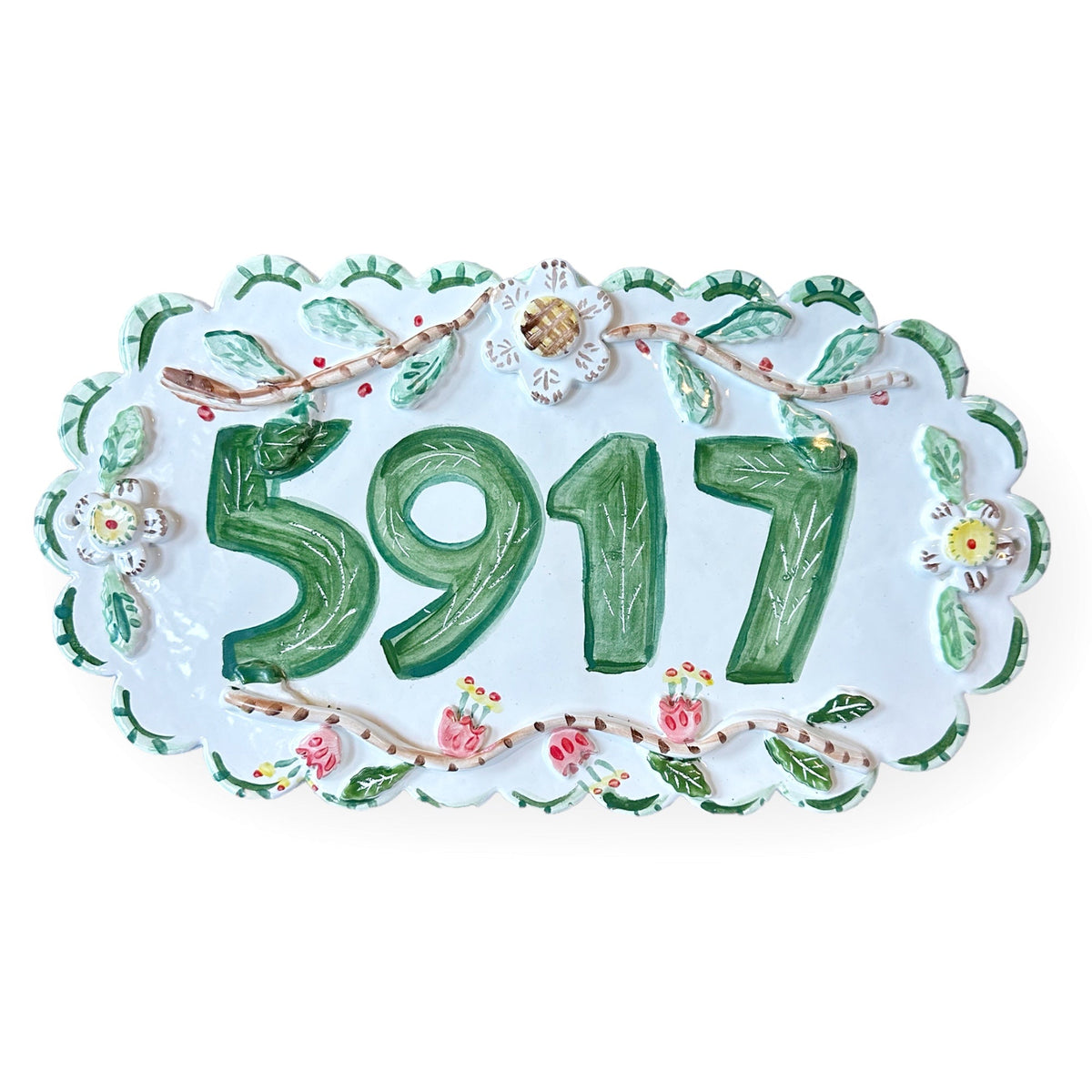 Custom House Number | Handmade from Tricia Lowenfield Design