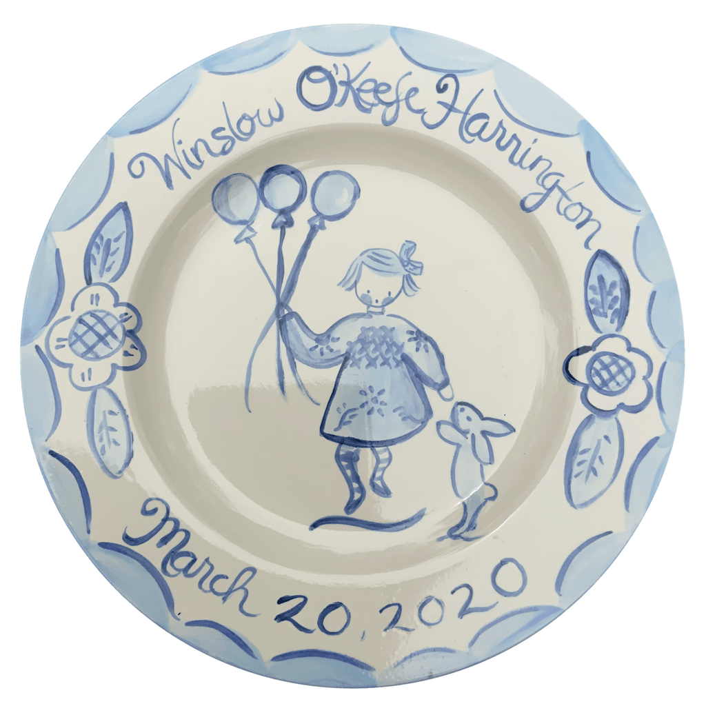Winslow Birth Plate | Handmade from Tricia Lowenfield Shop