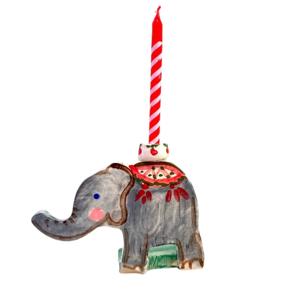 Cake Topper - Elephant | Handmade Cake Topper from Tricia Lowenfield Design